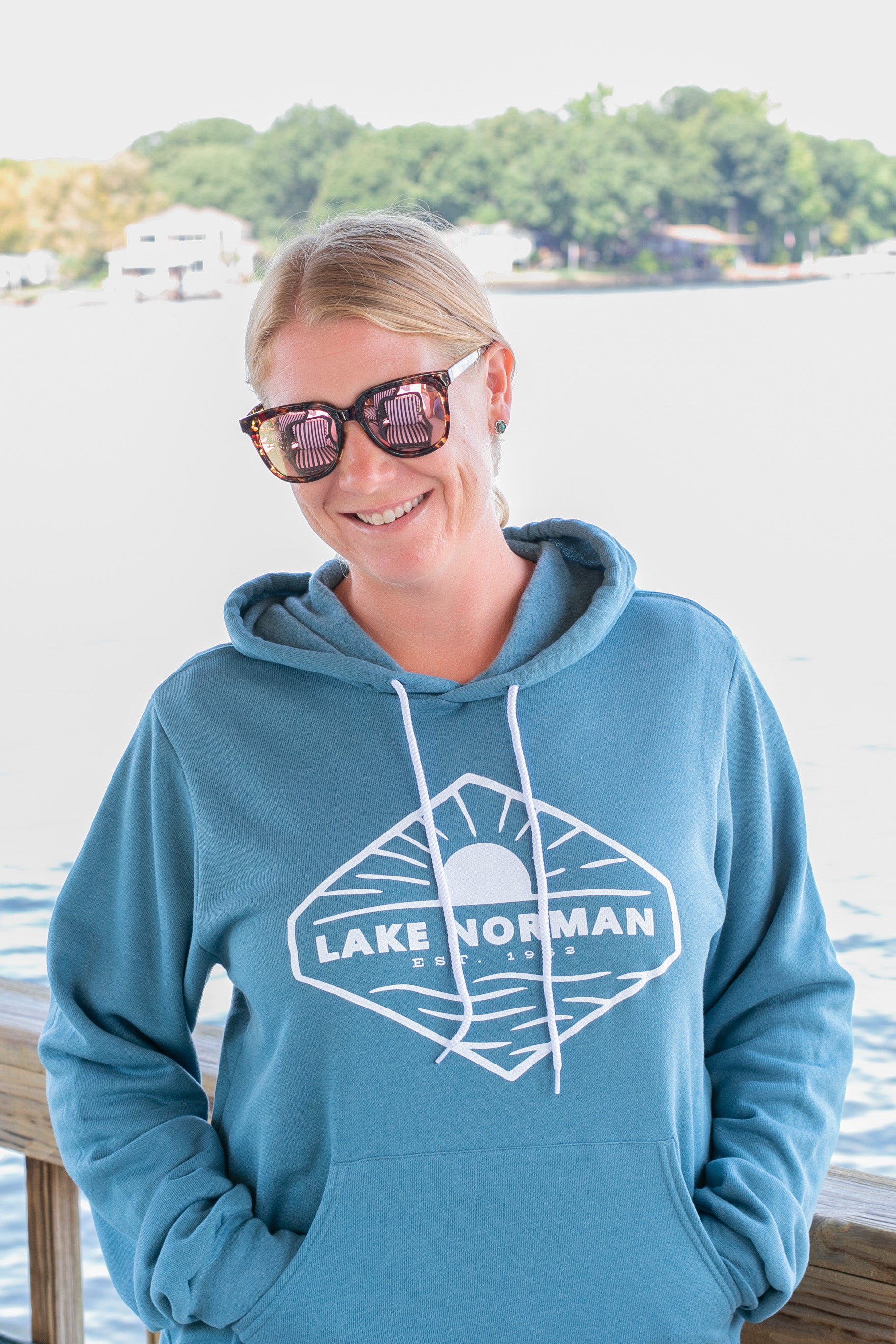 Lake Norman Sunshine Sponge Fleece Hoodie Sweatshirt – LKN Local